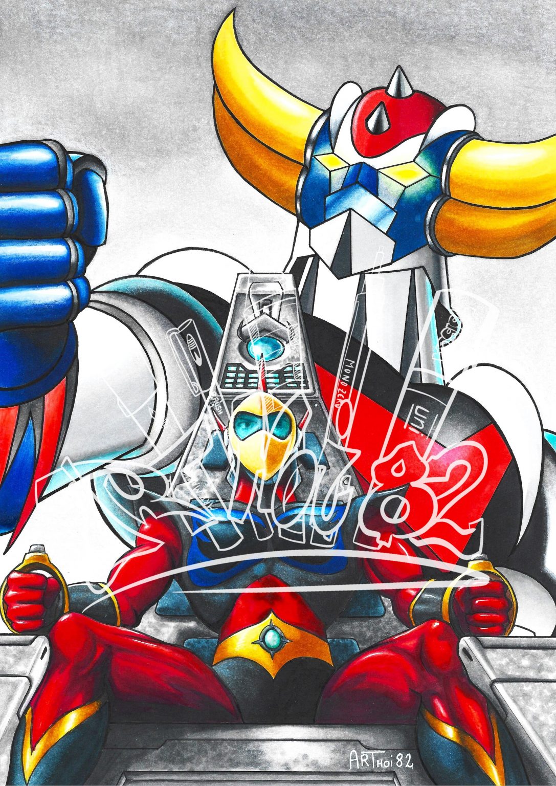 Goldorak & Actarus - Arthoi82